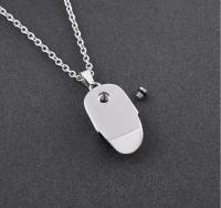 China Cool Star Skull Cremation Necklace For Ashes Locket Mini Memorial Urn Jewelry Keepsake Ideal Gift for Men for sale