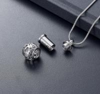 China Excellent Ash Holder Keepsake Pendant Locket For Ashes Funeral Memorial Urn Necklace for sale