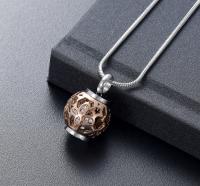 China Excellent Ash Holder Keepsake Pendant Locket For Ashes Funeral Memorial Urn Necklace for sale