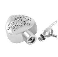 China Excellent Memorial Ashes Keepsake Urn Jewelry Pendant with I Love You Heart Design for sale