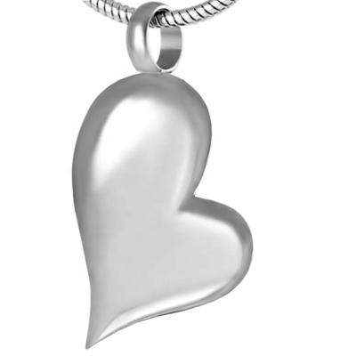 China 18K Gold Plated Cremation Jewelry For Ashes Pendant Broken Heart Keepsake Urn Necklace for sale