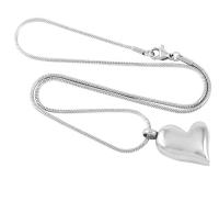 China 18K Gold Plated Cremation Jewelry For Ashes Pendant Broken Heart Keepsake Urn Necklace for sale