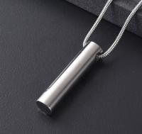 China Double Dog Paw Print Cremation Jewelry for Ashes CNC Inlay Technology Tribute Pendant for sale