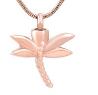China 4 Colors Stainless Steel Ash Necklace Pet Funeral Keepsake Cremation Jewelry for Women for sale