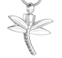 China 4 Colors Stainless Steel Ash Necklace Pet Funeral Keepsake Cremation Jewelry for Women for sale