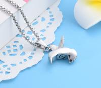 China Fashion Little Bird Cremation Necklace For Pet Human Ashes Stainless Steel Memorial Urn Jewelry for sale