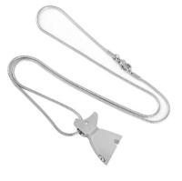 China Pet Ashes Cremation Jewelry Stainless Steel Dog Shape Keepsake Urn Pendant Necklace for sale
