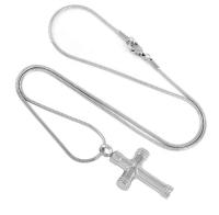 China Gold CNC Inlay Personalized Color Cross Pendant Necklace for Ashes Urn Cremation Jewelry for sale