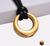 China CNC Inlay Technology Stainless Steel Cremation Jewelry Urn Necklace for Ashes No Fade for sale