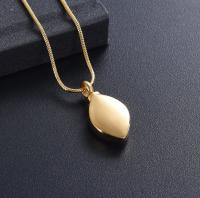 China Clear Zircon Inlay Teardrop Keepsake Urn Jewelry for Ashes Secret Pendant in Silver for sale