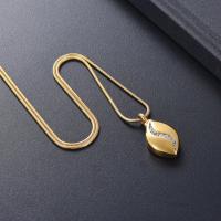 China Clear Zircon Inlay Teardrop Keepsake Urn Jewelry for Ashes Secret Pendant in Silver for sale