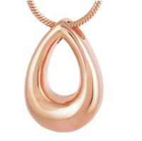 China Picture-Perfect Clear Hollow Stainless Steel Pendant Necklace for Cremation Souvenirs for sale
