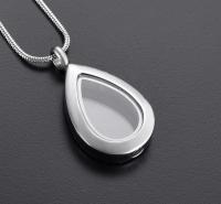 China Excellent Durable Stainless Steel Glass Teardrop Pendant Ideal Gift for Memorial Occasion for sale