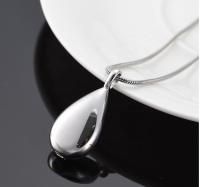 China Charm Pendants Type High Polished Rose Gold Color Tear Drop Pendant for Ashes Keepsake for sale