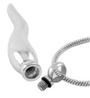 China Stainless Steel Necklace for Women Cute Chili Pendant Ashes Holder and Elegant Gifts for sale