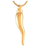 China Stainless Steel Necklace for Women Cute Chili Pendant Ashes Holder and Elegant Gifts for sale