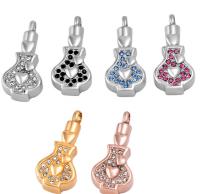 China Stainless Steel Mini Heart Necklace Crystal Vase Pendant for Cremation Ashes Keepsake for sale