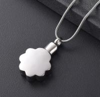 China Crystal Flower Cremation Urn Pendant Necklace Keepsake Jewelry for Cremation Ashes Decoration for sale
