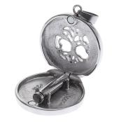 China Women's Life Tree Round Wing Cremation Ashes Necklace Ladies Nature Lucky Jewelry Pendant Link Charm for sale