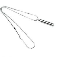 China 18K Gold Plated Stainless Steel Cylinder Tube Ash Urn Pendant Necklace for Decoration for sale
