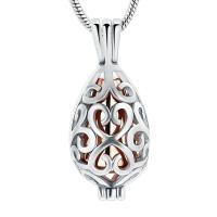 China Stainless Steel Necklace Fashionable Cremation Urn Keepsake Jewelry for Men and Women for sale