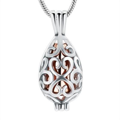 China Stainless Steel Necklace Fashionable Cremation Urn Keepsake Jewelry for Men and Women for sale
