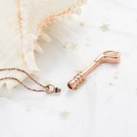 China Golf Stick Stainless Steel Cremation Keepsake Pendant for Ashes Urn Human Memorial Necklace Jewelry for sale