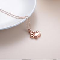 China Gift 925 Sterling Silver Paw Cremation Pendant Cremation Jewelry for sale