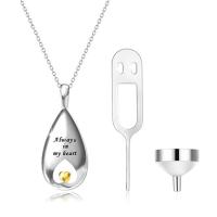 China Jewelry Type Pendants or Charms 925 Sterling Silver Waterdrop Cremation Pendant for sale