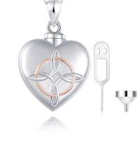 China 925 Sterling Silver Heart Cremation Pendant Cremation Jewelry for Keepsake for sale