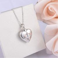 China 925 Sterling Silver Heart Cremation Pendant Cremation Jewelry for Keepsake for sale