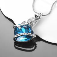 China Heart Shape Cremation Jewelry Keepsake Holder Necklace Stainless Steel Urn for Ashes for sale