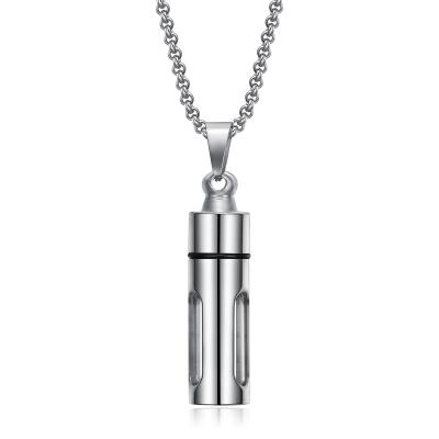China Jewelry Type Pendants or Charms Unisex Memorial Keepsake Cremation Glass Urn Necklace for sale
