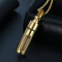 China Jewelry Type Pendants or Charms Unisex Memorial Keepsake Cremation Glass Urn Necklace for sale