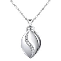 China Waterdrop Stainless Steel Cremation Ashes Memorial Locket for Keepsake Urn Pendant for sale
