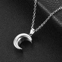 China Unique Designs Moon Urn Necklace Stainless Steel Memorial Lockets for Ashes Keepsakes for sale