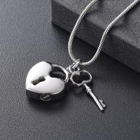China Gift Occasion Stainless Steel Cremation Key Locket for Women's Jewelry Accessory for sale