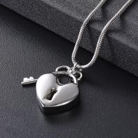 China Gift Occasion Stainless Steel Cremation Key Locket for Women's Jewelry Accessory for sale