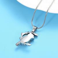 China Cardinal Bird Cremation Necklace For Ashes Stainless Steel Keepsake Memorial Urn Jewelry Women Men for sale