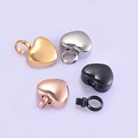 China Charm Pendants Type Stainless Steel Heart Locket for Memorial Ashes Urn Necklace/Bracelet for sale