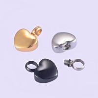 China Charm Pendants Type Stainless Steel Heart Locket for Memorial Ashes Urn Necklace/Bracelet for sale