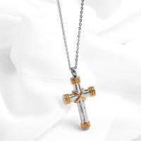 China Stainless Steel Funeral Cremation Cross Pendant Urn Necklace Memorial Keepsake Jewelry for sale