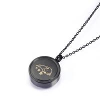 China Stainless Steel Pet Cremation Memorial Pendant Dog Sleeping Urn Necklace for Ashes for sale