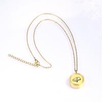 China Stainless Steel Pet Cremation Memorial Pendant Dog Sleeping Urn Necklace for Ashes for sale