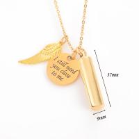 China Gift Occasion Stainless Steel Small Cylinder Ashes Perfume Necklace for CLASSIC Style for sale