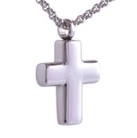 China Unique Designs Classic Stainless Steel Cross Urn Pendant for Memorializing Loved Ones for sale