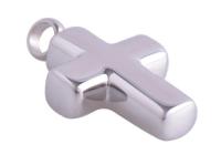 China Unique Designs Classic Stainless Steel Cross Urn Pendant for Memorializing Loved Ones for sale