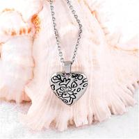 China Stainless Steel Heart Urn Necklace Cremation Jewelry CLASSIC Style Pendant or Charm for sale
