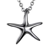 China Unique Design Stainless Steel Cremation Jewelry Starfish Charm Urn Pendant Necklace for sale