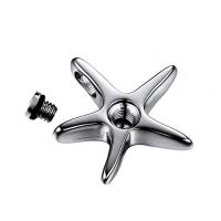 China Unique Design Stainless Steel Cremation Jewelry Starfish Charm Urn Pendant Necklace for sale